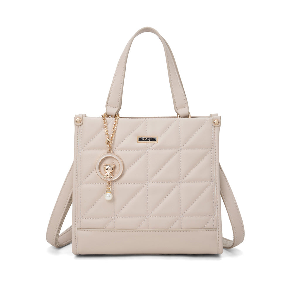 En-ji Sobi Handbag - Cream – EN-JI